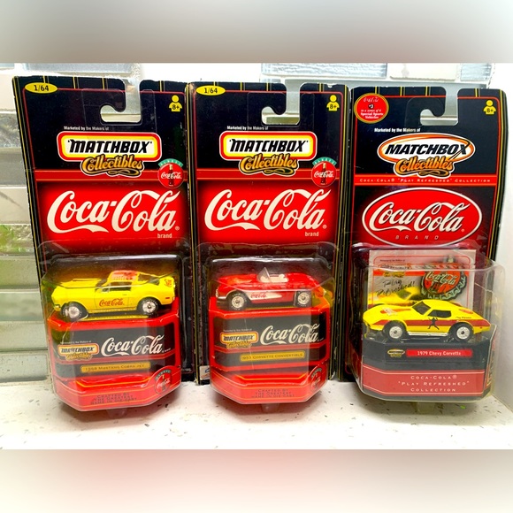 MATCHBOX | Toys | Lot 3 Matchbox 968 Mustang Cobra 1957 Corvette ...